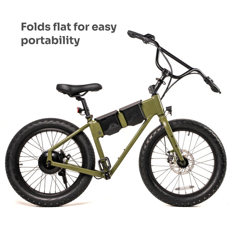 JackRabbit XG Pro - Lightweight & Compact "Big" Pro Micro eBike, Army ...